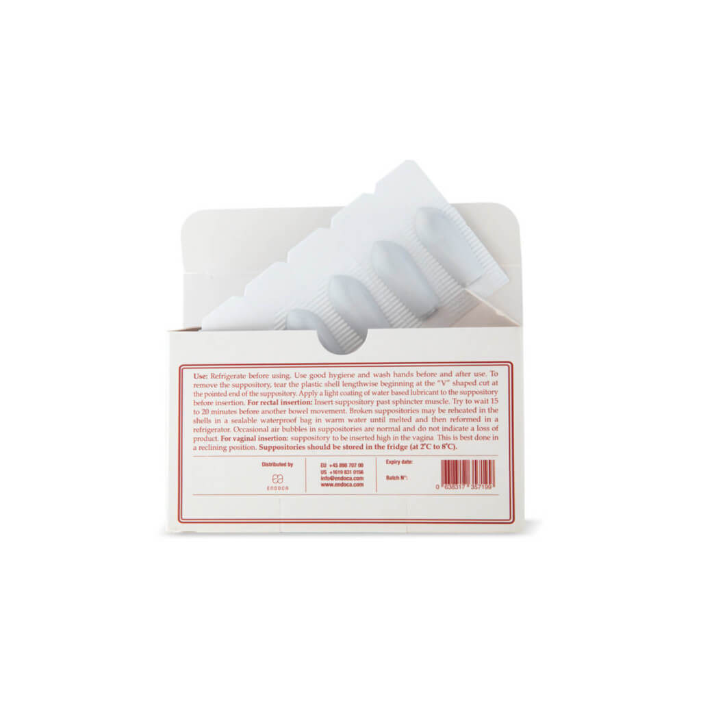 CBD Suppositories – 500mg CBD | Endoca