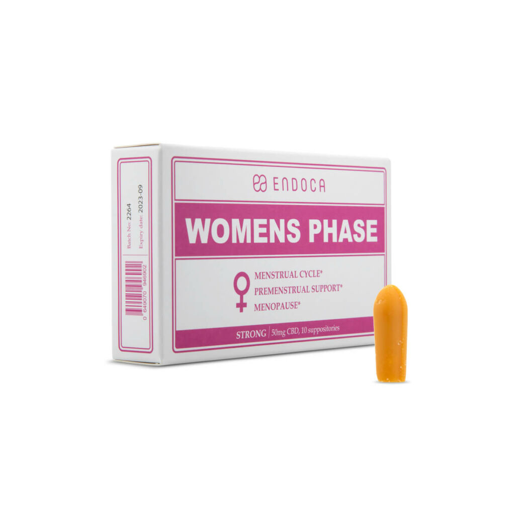 500mg CBD Suppositories for Women | Endoca